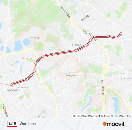 8 Route: Schedules, Stops & Maps - Waubach (Updated)