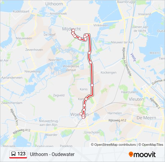 123 Route: Schedules, Stops & Maps - Mijdrecht (Updated)