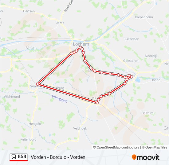 858 Route: Schedules, Stops & Maps - Borculo (Updated)