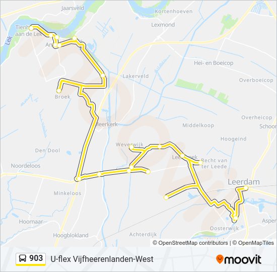 903 Route: Schedules, Stops & Maps - Meerkerk (Updated)