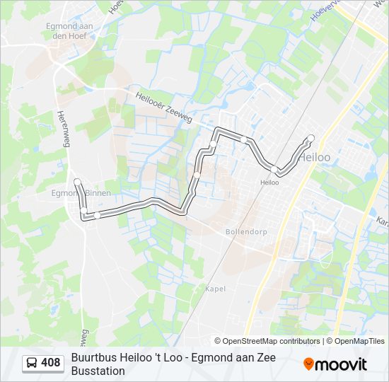 408 Route: Schedules, Stops & Maps - Egmond-Binnen Dorpshuis (Updated)