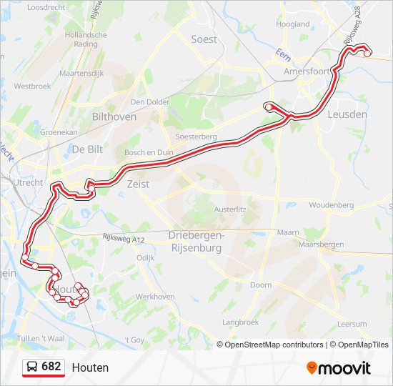 682 Route: Schedules, Stops & Maps - Houten (Updated)