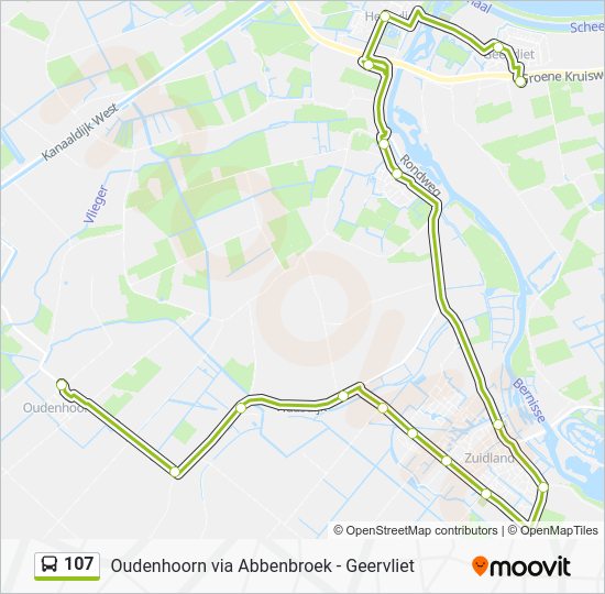 107 Route: Schedules, Stops & Maps - Geervliet (Updated)