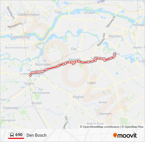 690 Route: Schedules, Stops & Maps - Den Bosch (Updated)
