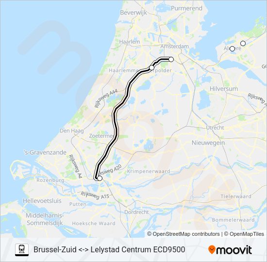 eurocity direct Route: Schedules, Stops & Maps - Rotterdam Centraal ...
