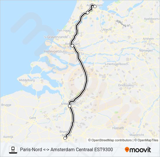 eurostar Route: Schedules, Stops & Maps - Marne-La-Vallée-Chessy (Updated)
