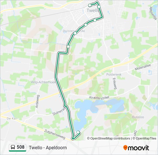 508 Route: Schedules, Stops & Maps - Thermen Bussloo (Updated)