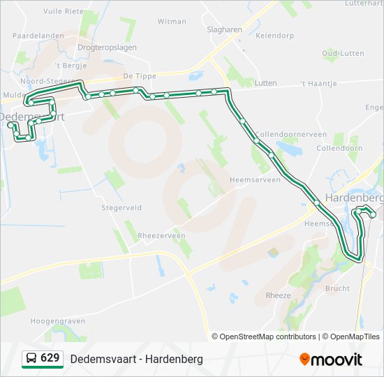 629 Route: Schedules, Stops & Maps - Hardenberg (Updated)