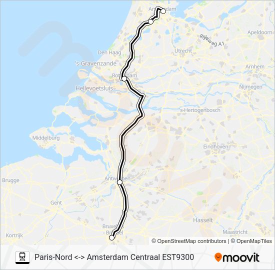EUROSTAR Route: Schedules, Stops & Maps - Brussel-Zuid (Updated)