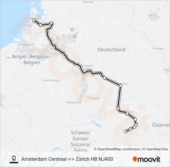 NIGHTJET Route: Schedules, Stops & Maps - Innsbruck Hbf (Updated)