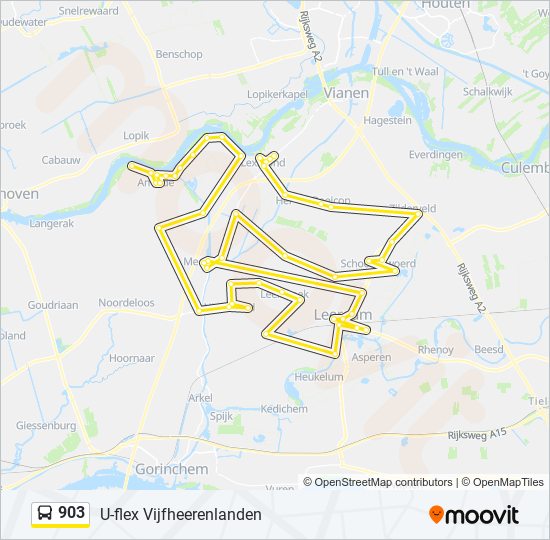 903 Route: Schedules, Stops & Maps - Leerdam (Updated)