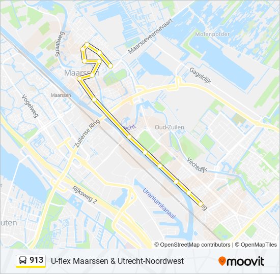 913 Route: Schedules, Stops & Maps - Maarssen (Updated)