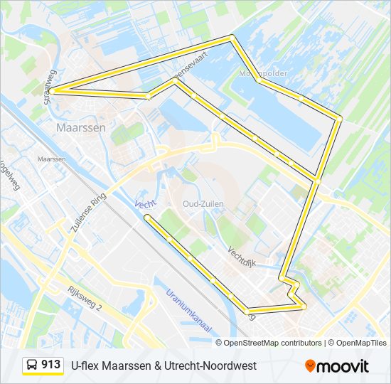 913 Route: Schedules, Stops & Maps - Zuilen (Updated)