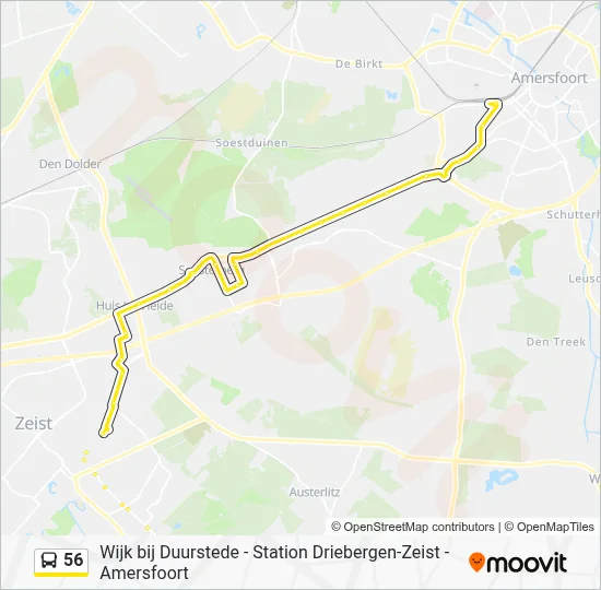 56 Route: Fahrpläne, Haltestellen & Karten - Amersfoort Cs (Aktualisiert)