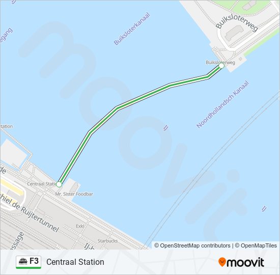 f3 Route: Schedules, Stops & Maps - Centraal Station (Updated)