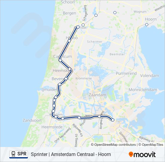 spr Route: Schedules, Stops & Maps - Amsterdam Centraal (Updated)