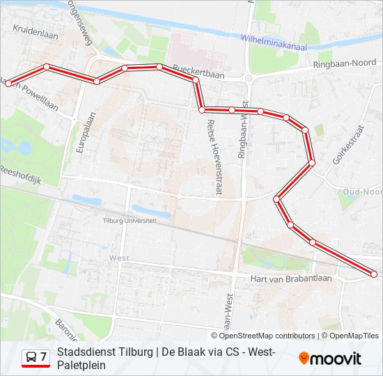 7 Route: Schedules, Stops & Maps - West (Updated)