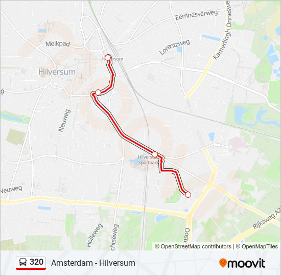 320 Route: Schedules, Stops & Maps - Hilversum Arenapark (Updated)