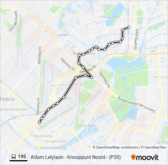 195 Route: Schedules, Stops & Maps - Ams Lelylaan (Updated)