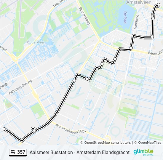 357 Route: Schedules, Stops & Maps - Aalsmeer Busst. (Updated)