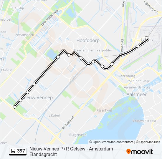 397 Route: Schedules, Stops & Maps - Schiphol Airport (Updated)