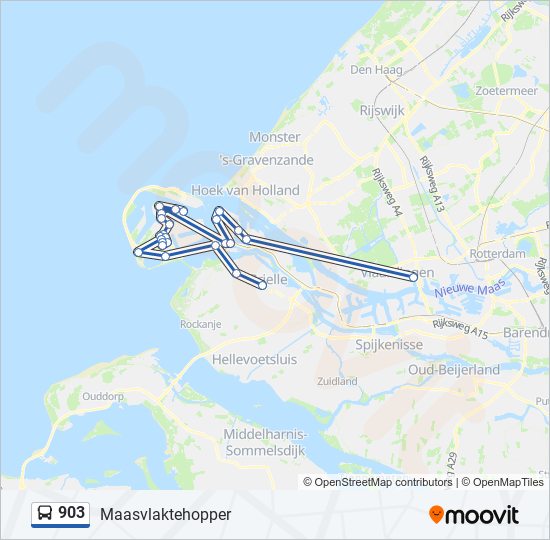 903 Route: Schedules, Stops & Maps - Maasvlaktehopper (Updated)