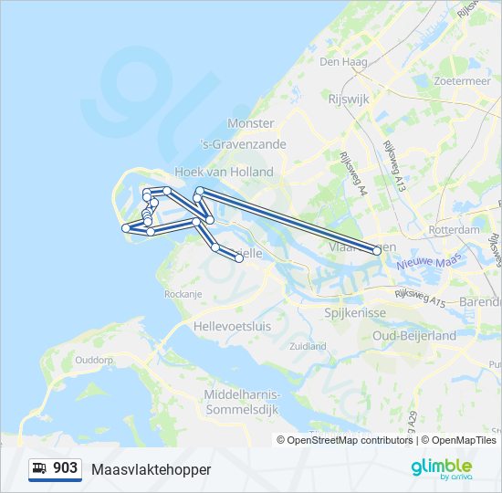 903 Route: Schedules, Stops & Maps - Maasvlaktehopper (Updated)