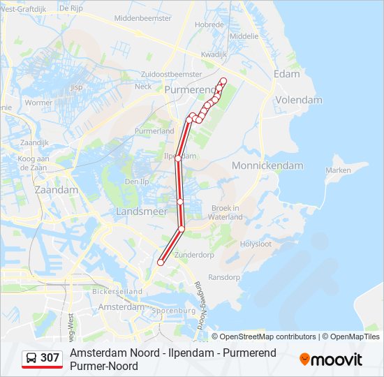 307 Route: Schedules, Stops & Maps - Purmerend De Purmer (Updated)