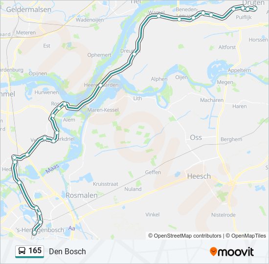 165 Route Dienstregelingen Haltes En Kaarten Den Bosch Bijgewerkt 165 Route Dienstregelingen Haltes En Kaarten Den Bosch Bijgewerkt