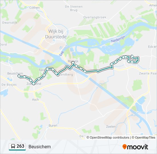 263 Route: Schedules, Stops & Maps - Beusichem (Updated)