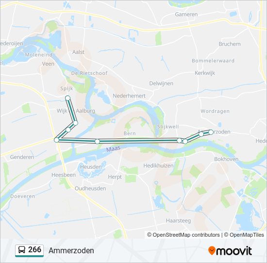 266 Route: Schedules, Stops & Maps - Ammerzoden (Updated)