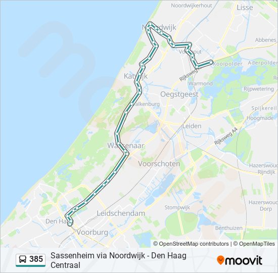 385 Route: Schedules, Stops & Maps - Den Haag Centraal (Updated)