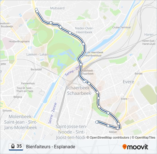 35 Route: Schedules, Stops & Maps - Esplanade (Updated)