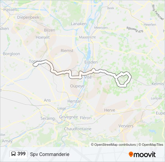 399 Route: Schedules, Stops & Maps - Spv Commanderie (Updated)