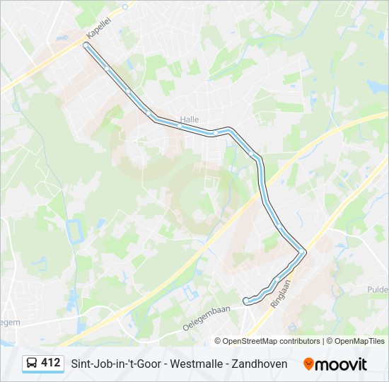 412 Route: Schedules, Stops & Maps - Zandhoven Dorp Perron 1 (Updated)