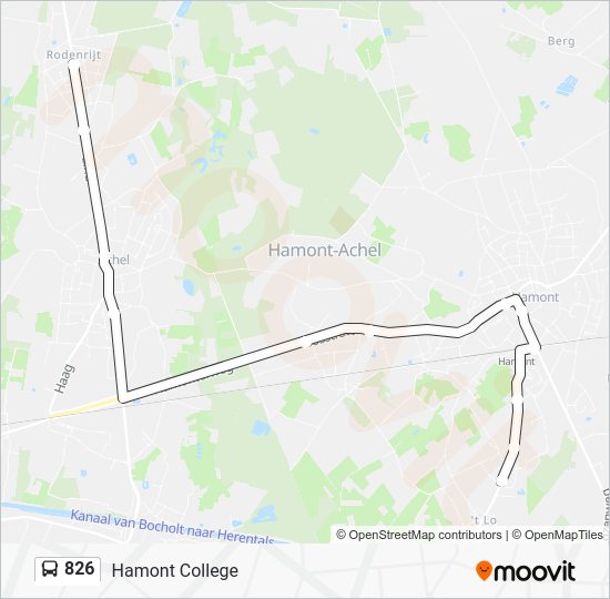 826 Route: Schedules, Stops & Maps - Hamont College (Updated)