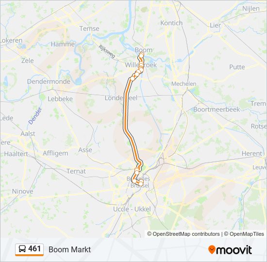 461 Route: Schedules, Stops & Maps - Boom Markt (Updated)