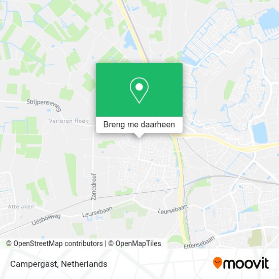 Hoe kom je bij Campergast in Breda met bus, trein of veerboot?