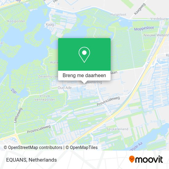 Hoe kom je bij EQUANS in Kaag En Braassem met bus?