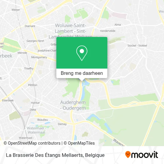Hoe kom je bij La Brasserie Des Étangs Mellaerts in Brussel met bus ...