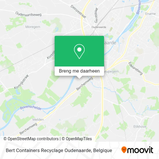 Hoe gaan naar Bert Containers Recyclage Oudenaarde via bus of trein?