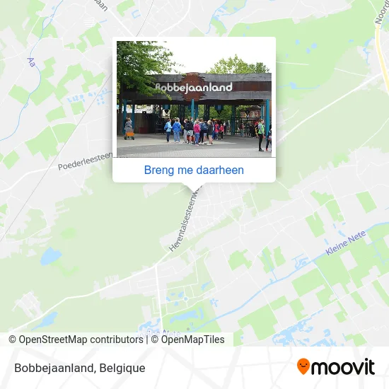 Hoe kom je bij Bobbejaanland in Kasterlee met bus of trein?