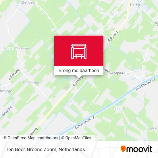 Ten Boer, Groene Zoom - Routes, Dienstregelingen en Tarieven