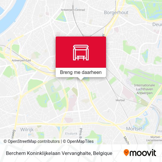 Hoe kom je bij Berchem Koninklijkelaan in Antwerpen met bus, tram ...