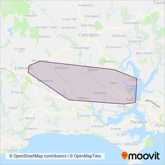 Saltash Red Bus, South West – bus Schedules, Routes & Updates