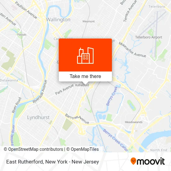 Public Transit in East Rutherford