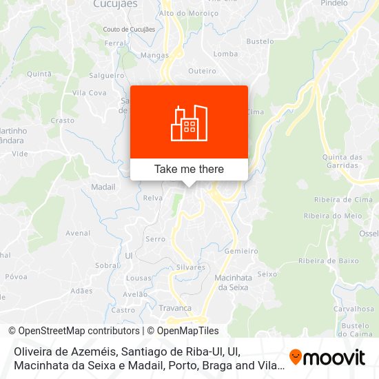 Transportes públicos em Oliveira de Azeméis, Santiago de Riba-Ul, Ul ...