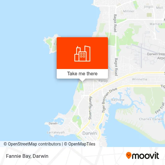 Public Transport in Fannie Bay