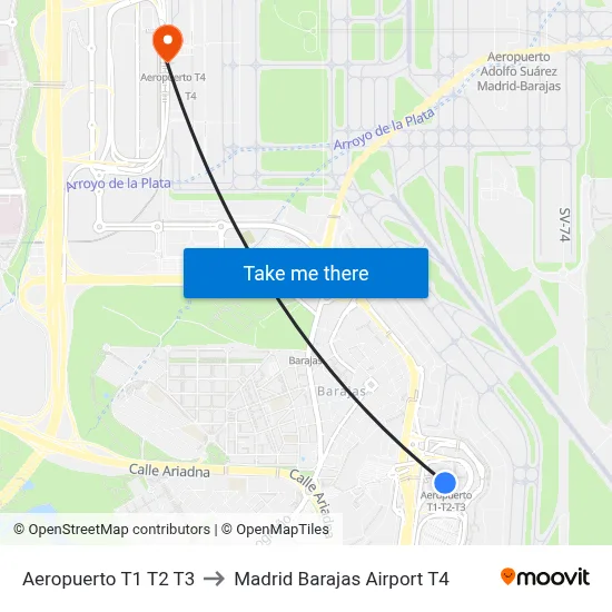 Madrid Airport Map