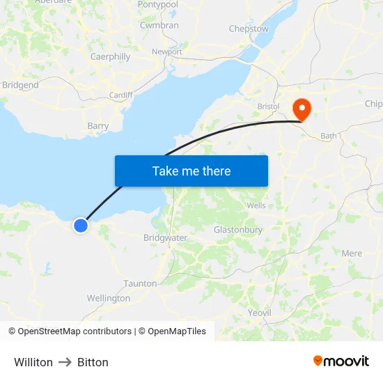 Williton to Bitton with public transportation